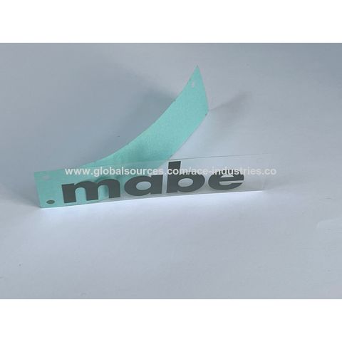 China Electroplated nickel label, metal label, ultra metal sticker on ...