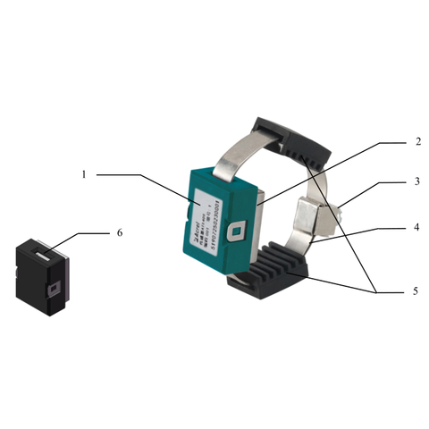 China ATE series passive wireless temperature sensor/online temperature ...