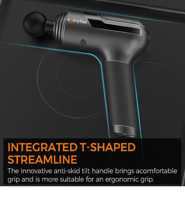 China Handheld massager 70w motor quite sound deep muscle stimulator CE ...