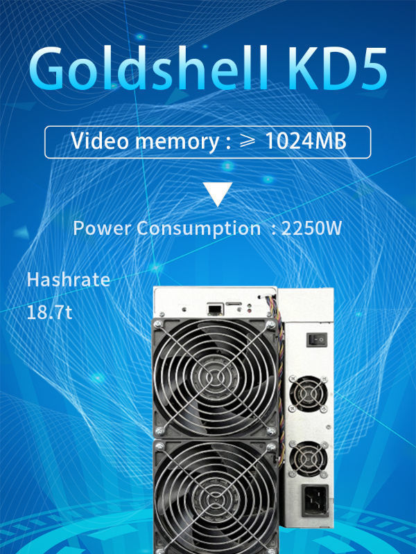 New Arrival goldshell kd5 18th Rig Miner, Goldshell KD5 KDA Miner Asic ...