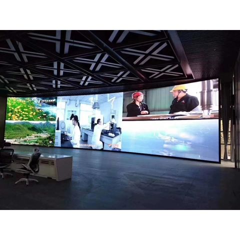 China 4K 16:9 LED TV 3X2m small pitch LED screen P1.875 RGB SMD indoor ...