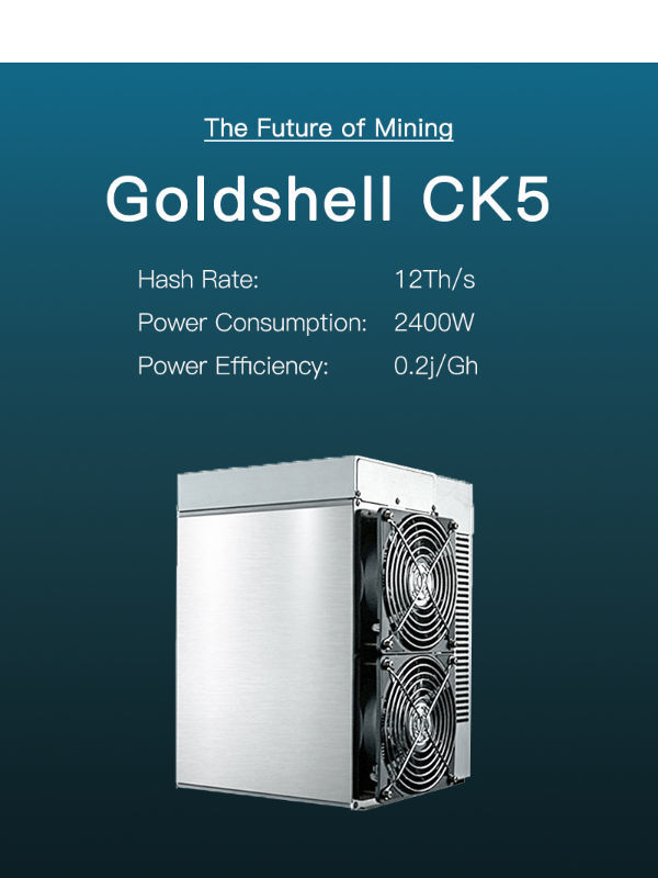 China New Arrival goldshell asik miner ck5 nervos 12T 2400W Rig Miner ...