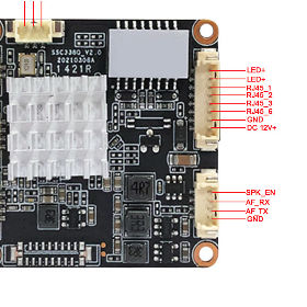 China 4K Black Light Illumination AI HD Network Camera Module CCTV ...