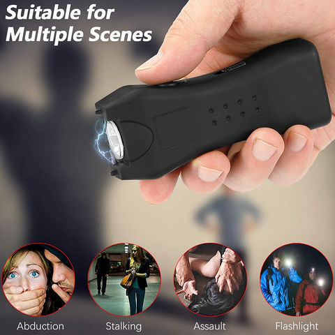 China Rechargeable Self Defense Flashlight Stun Gun with Electric Shock ...