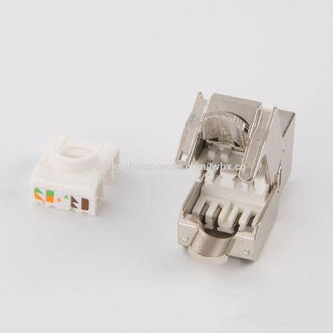China STP Cat6A Keystone Jack Toolless Type 180 Degree on Global ...