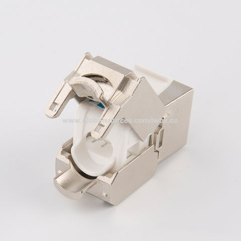 China STP Cat6A Keystone Jack Toolless Type 180 Degree on Global ...
