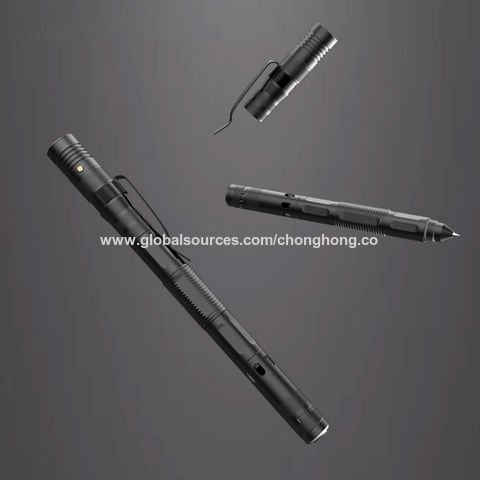 China Military Multifunctional Tactical Pen Defense Pen With Led Light ...