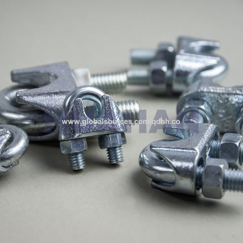 China US Type Malleable Wire Rope Clips, in Zinc-plated Surface, FF-C ...