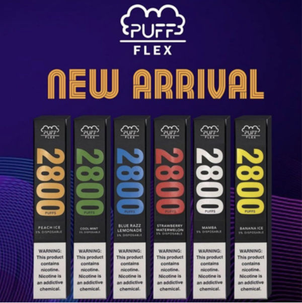 China Hot Selling PUFF FLEX 2800 Puffs 6% Disposable 1500mAh Battery ...