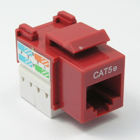 Taiwan 90° UTP Cat 5e Keystone Jack with 110/krone IDC Termination ...