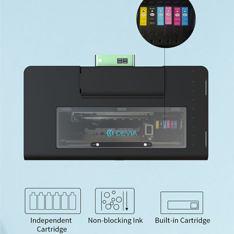 China Intelligent mini 6 color ink printer 3D covered pattern print ...