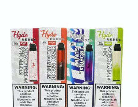 Hyde Large Puffs Hyde Rebel RECHARGE Disposable Vape pen 4500 puffs OEM ...