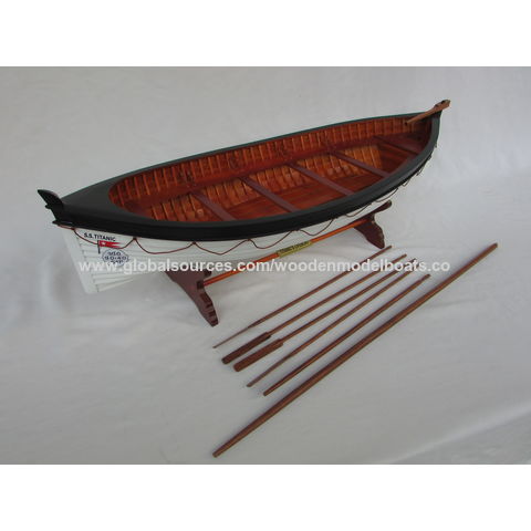 Vietnam TITANIC'S LIFEBOAT CLINKER HULL - WOODEN HANDICRAFTS SHIP MODEL ...