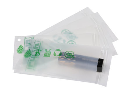 Bio degradable plastic bag 100% compostable electronic self-adhesive ...