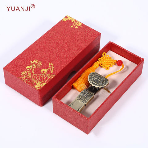 China YUANJI Chinese style wishful metal USB flash drive high speed ...