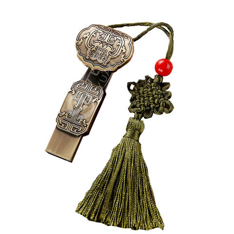 China YUANJI Chinese style wishful metal USB flash drive high speed ...