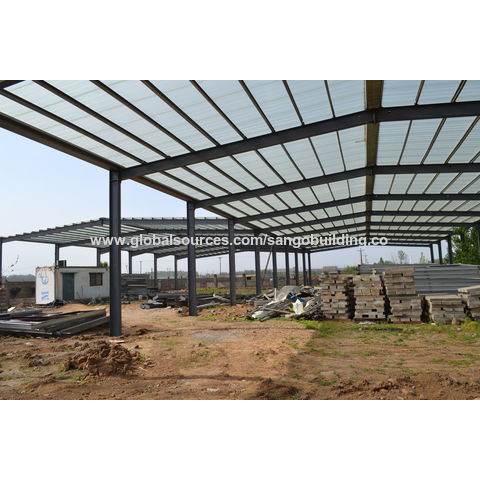 China Metal building steel structure warehouse customized metal sheds ...