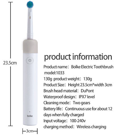 China Adult electric toothbrush round head soft hair compatible with ...