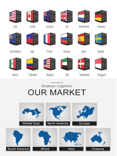 China Seabay logistic Cheapest Shipping Company Warehouse Service Rent ...