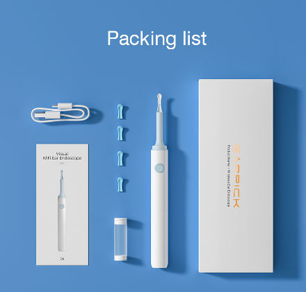 Inskam FindB OEM Mini Otoscope Inspection Ear Wax Remover Cleaner Ear ...
