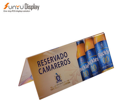 China Advertising Display Brand Acrylic V Shape Sign Holder Table Tent ...