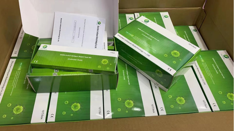Stock Self Test Rapid Test Kit COV-ID-19 Nasal Antigen Rapid Test ...
