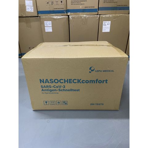 China Stock LEPU Rapid Test Kit Self Test COV-ID-19 Nasal Antigen Rapid ...