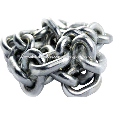 China DIN766 Hot Dip Galvanized 8mm Short Link chain on Global Sources ...