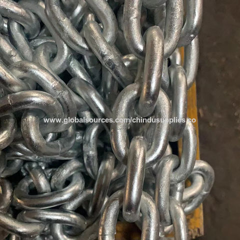 China DIN766 Hot Dip Galvanized 8mm Short Link chain on Global Sources ...