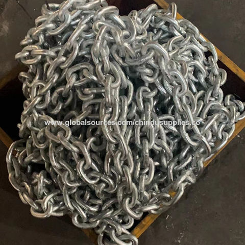 China DIN766 Hot Dip Galvanized 8mm Short Link chain on Global Sources ...