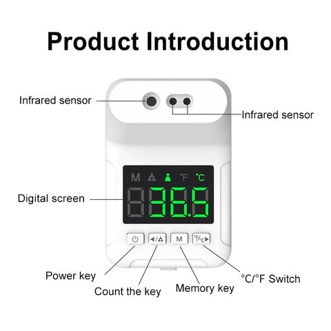 China Stock K3X H3 K3 PRO K3S Infrared Forehead Thermometer Digital ...