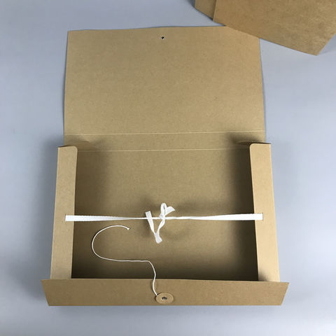 China Unique design folder file packing envelope, brown kraft black ...