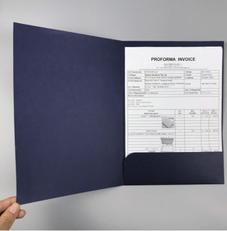 China Unique design folder file packing envelope, brown kraft black ...