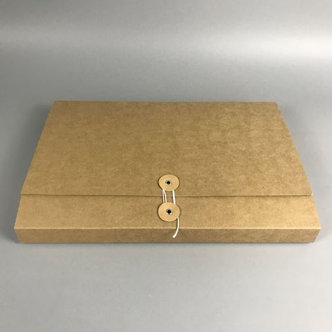 China Unique design folder file packing envelope, brown kraft black ...