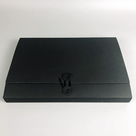 China Unique design folder file packing envelope, brown kraft black ...