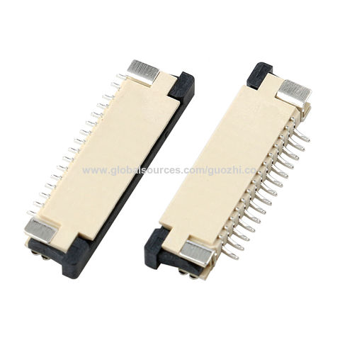 China 0.5mm pitch Horizontal Back flip-lock ZIF type 4-60pin H2.0mm FPC ...