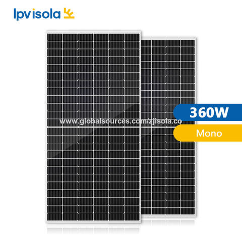 China Isola 360W monocrystalline solar panels Half-cell on Global ...