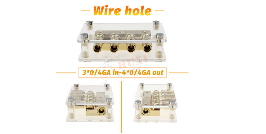 China Popular selling with ready to ship audio car distribution block ...