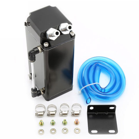 China Aluminum Square Black Oil Catch Reservoir Breather Tank Can 600 ...