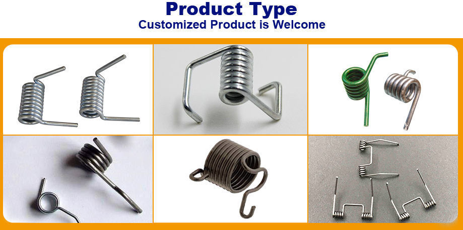 Torsion Spring Stainless Steel Wired Double Twist Spiral Metal Springs ...
