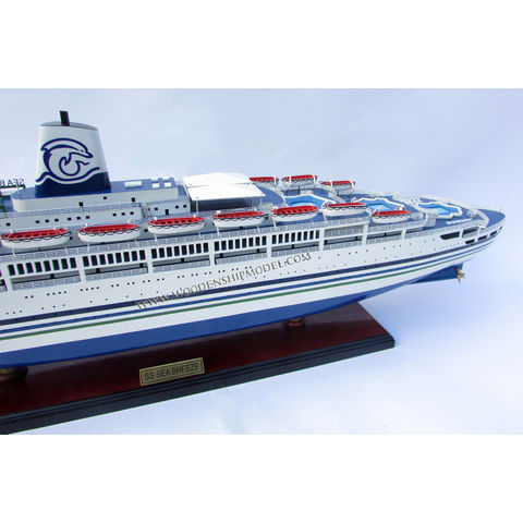 Vietnam SS SEA BREEZE - WOODEN HANDICRAFTS SHIP MODEL - MADE IN VIETNAM ...