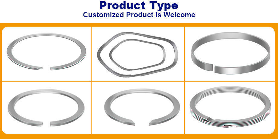 Constant Section Retaining Ring Spiral Circlip Ring Flat Washers Ring ...