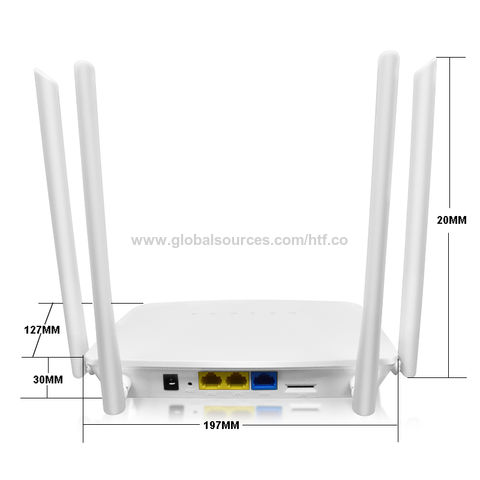 China 300mbps openwrt wireless 4g lte router with sim card slot on ...