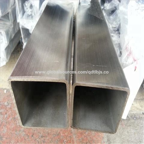 China Stainless steel square pipe/tube UNS SUS310S welded factory on ...