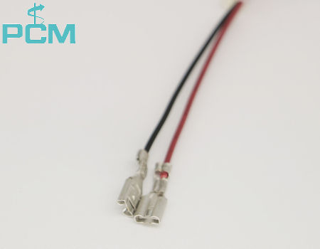 China Wire Harness JST PHR-2 2mm Pitch 2-Pin to Spade Connector 4.8mm ...