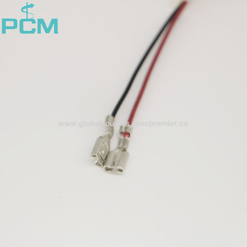 China Wire Harness JST PHR-2 2mm Pitch 2-Pin to Spade Connector 4.8mm ...