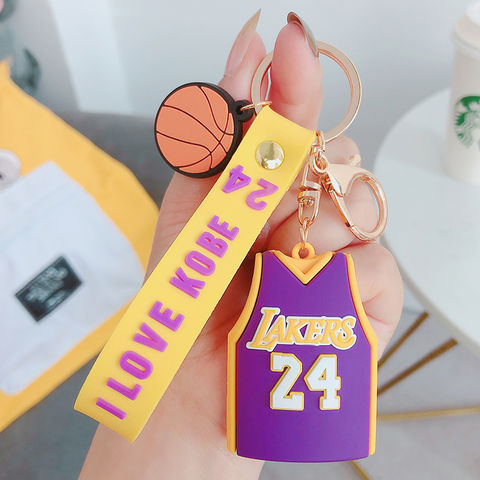 China NBA Kobe couple keychain pendant basketball pendant bag gift on ...