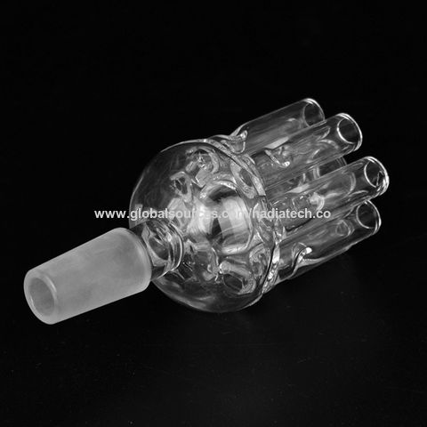 China 8 Arms revolver separate bowls 14mm 18mm male joint for glass ...
