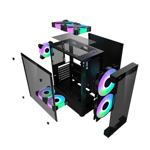 China Pc gamer case Wholesale desktop custom glass btx plexiglass with ...