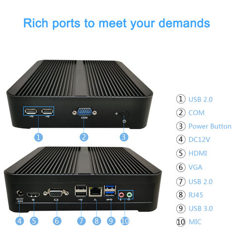 China DHP Brand New Mini PC Computer intel Dual Core i3 i5 i7 4th 5th ...
